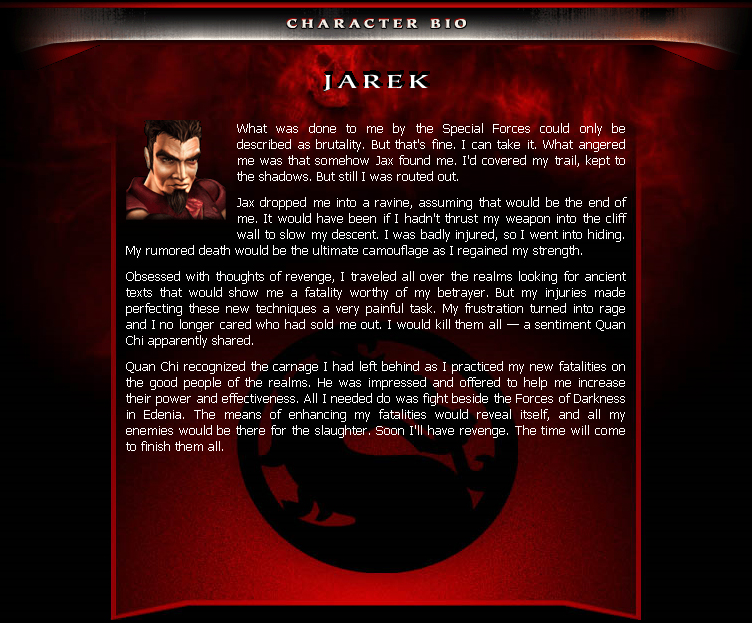 Mortal Kombat Armageddon Jarek